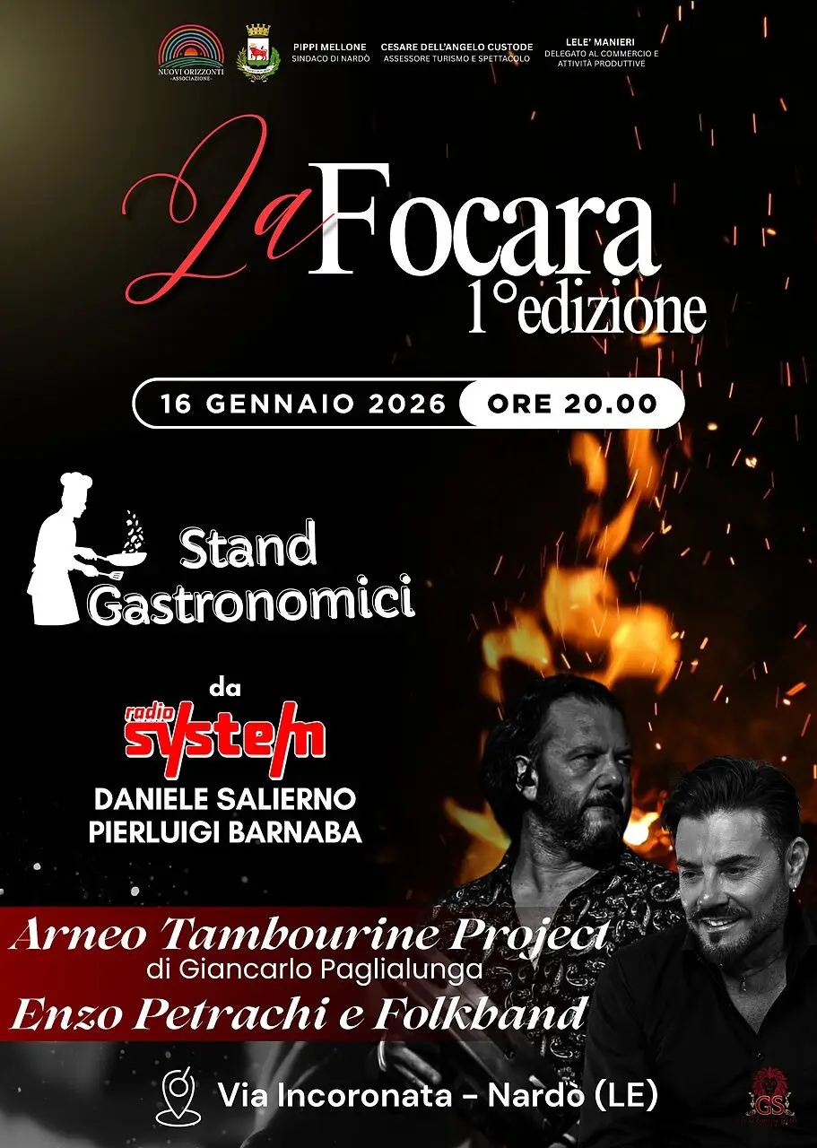 Nardò si accende: arriva la prima edizione de "La Focara"