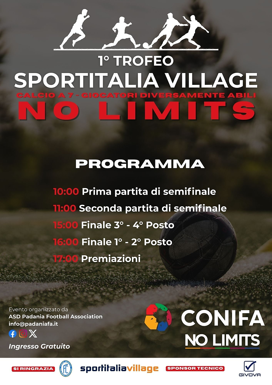 A Verano Brianza il 1^ Trofeo Sportitalia Village No Limits