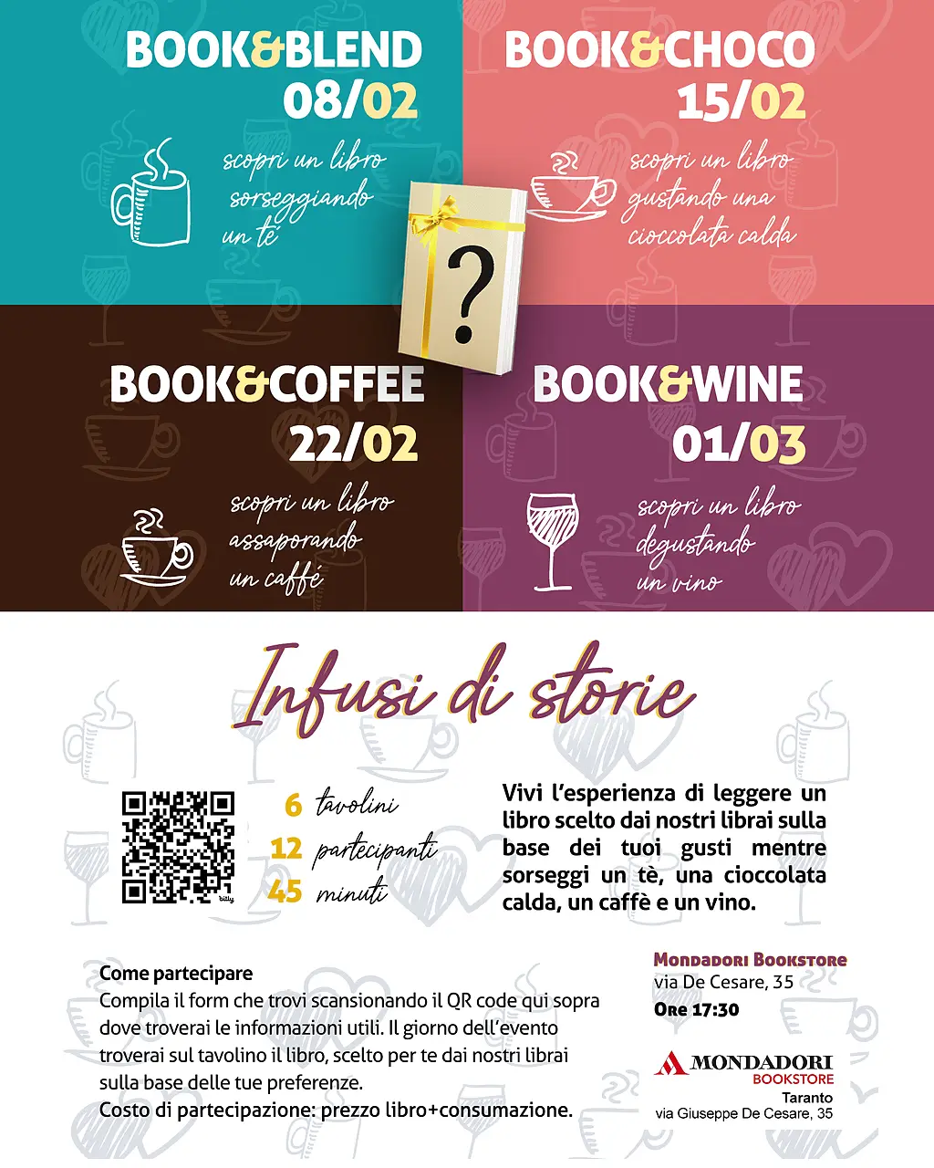 Infusi di storie: a Taranto un nuovo modo di incontrare i libri